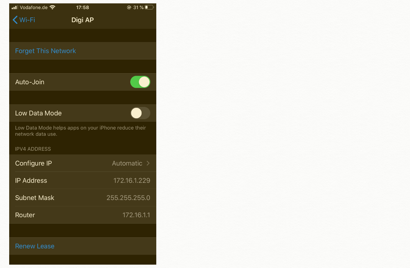 Wifi connection to DAL router doesn’t work even if the client is ...