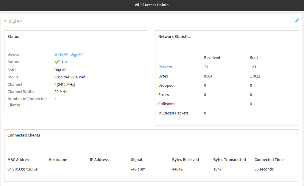 Wifi connection to DAL router doesn’t work even if the client is ...